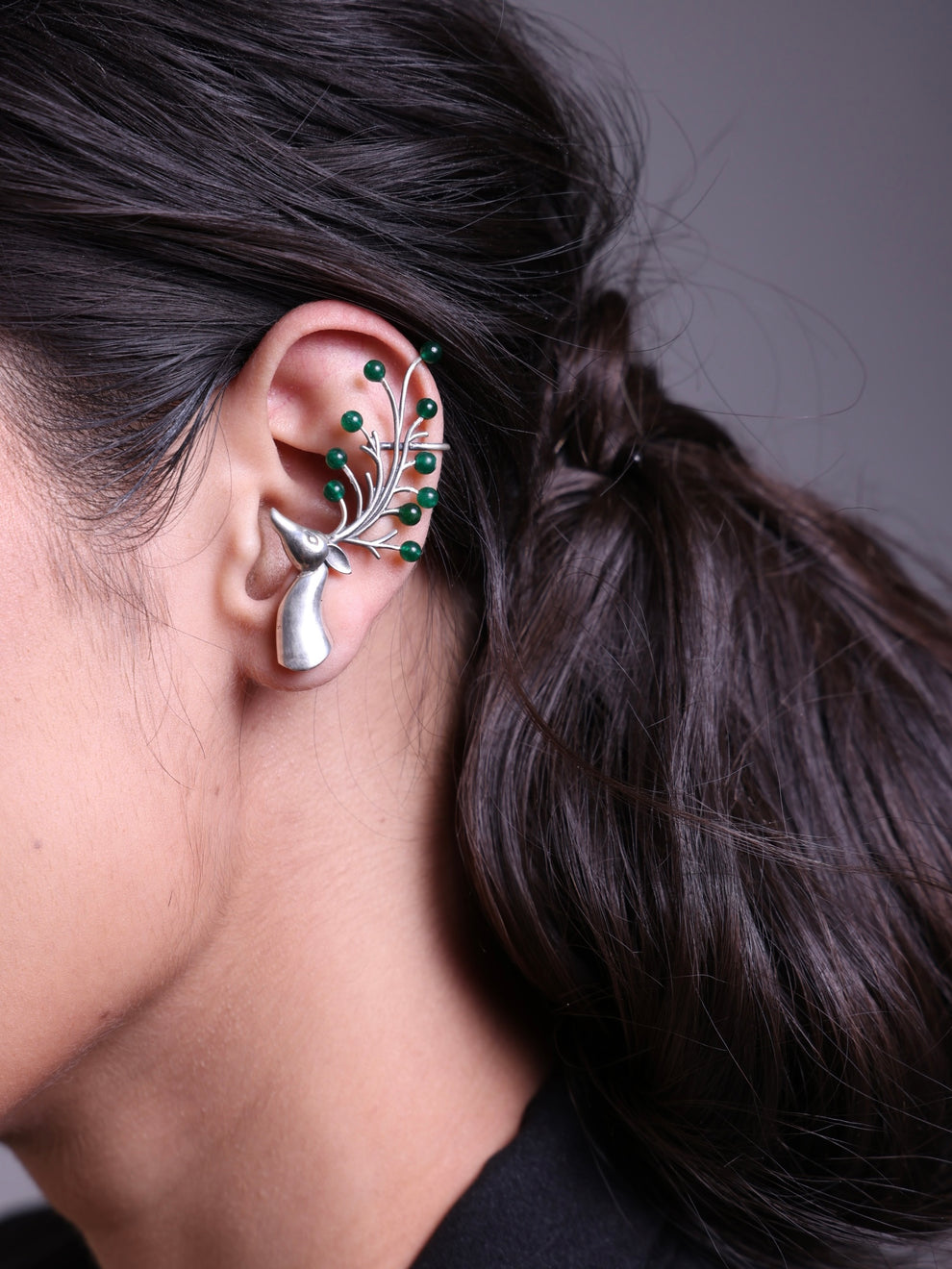 Stag Ear Cuffs – Avyaktaa: Online Silver Jewelry